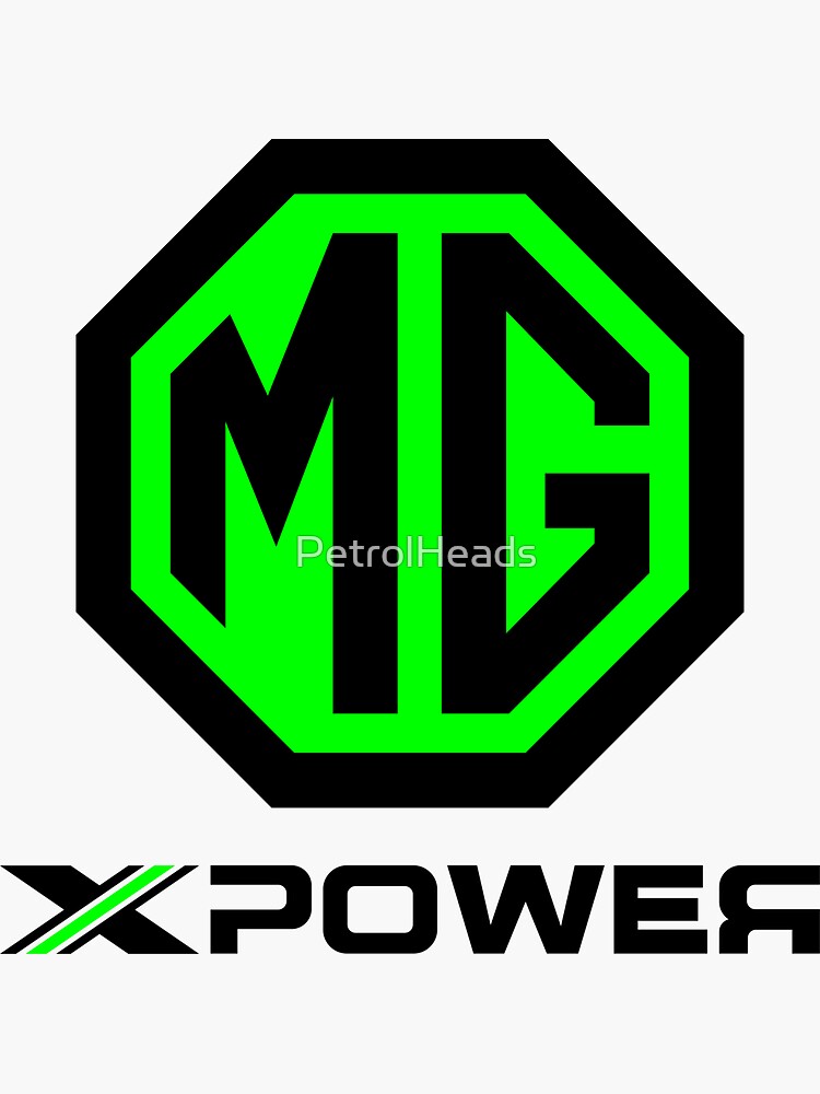 "MG XPower" Sticker for Sale by PetrolHeads | Redbubble