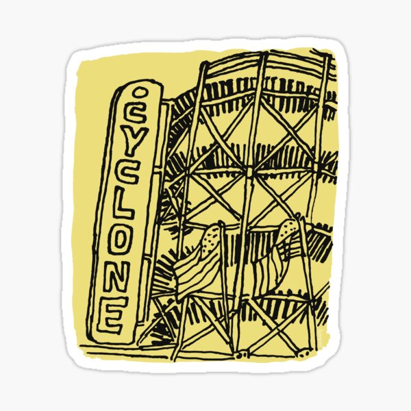 "Cyclone" Sticker by johnandwendy | Redbubble