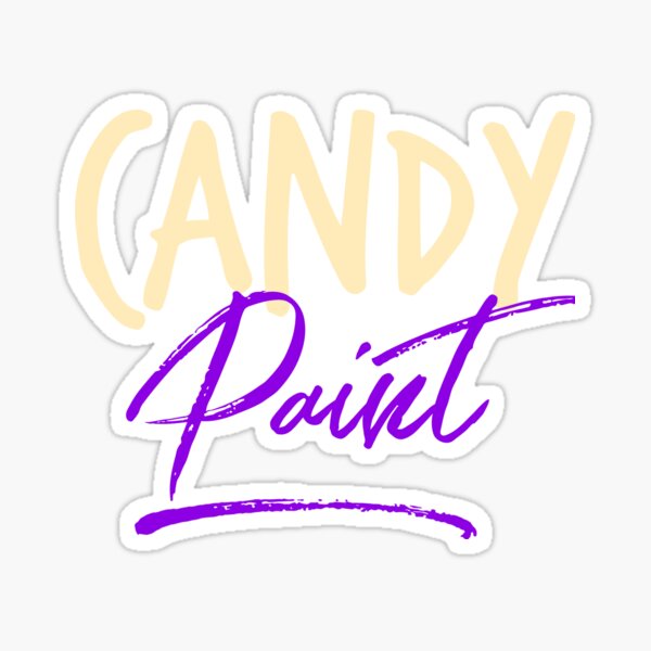 "Candy Paint- SLAB Style" Sticker for Sale by BoldlyXXpress | Redbubble