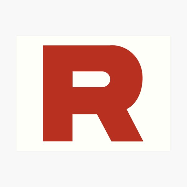 "Team Rocket Logo" Art Print for Sale by lukem0597 | Redbubble