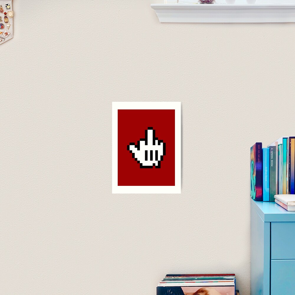 "Middle Finger" Art Print for Sale by cpinteractive | Redbubble