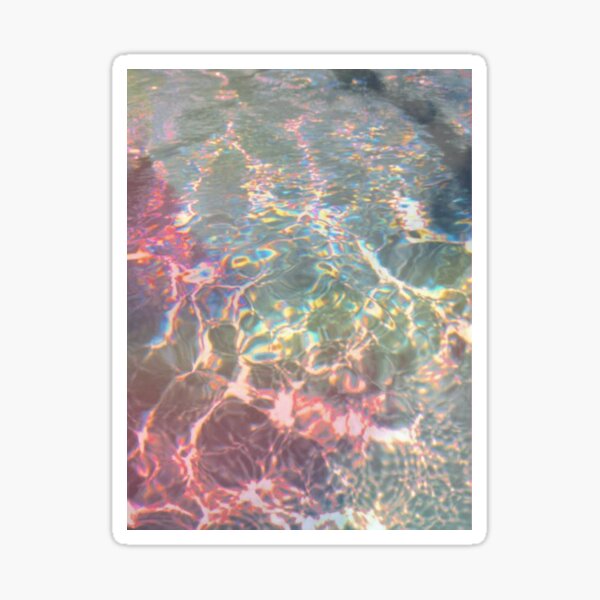 "Aesthetic Water" Sticker by brianmayisbae | Redbubble