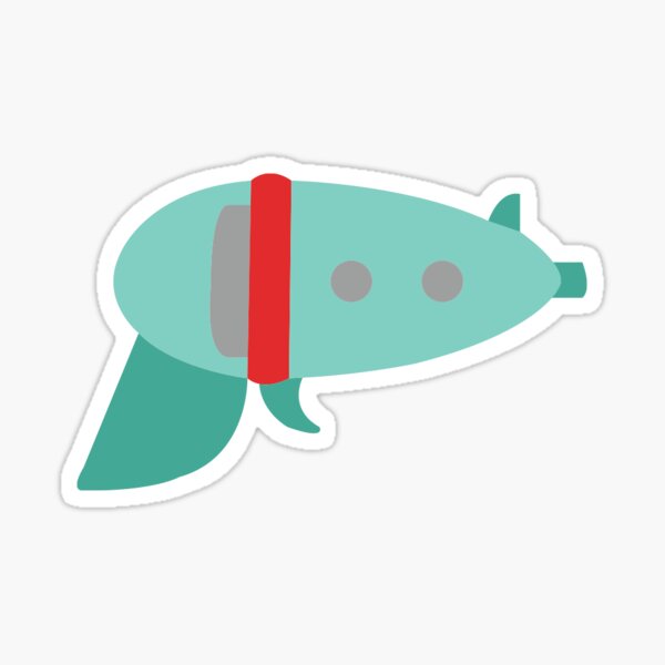 "Laser Gun" Sticker by Harajukbox | Redbubble