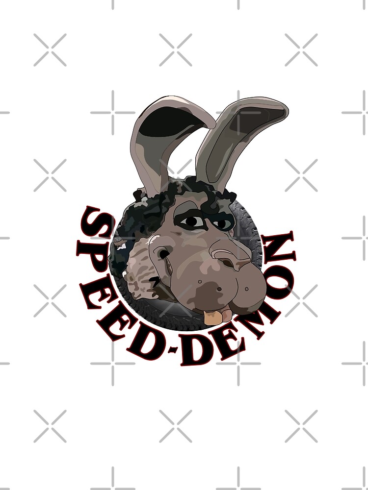 "Speed Demon Bunny vers.3" T-shirt for Sale by loganferret | Redbubble ...