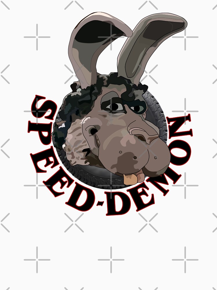 "Speed Demon Bunny vers.3" T-shirt for Sale by loganferret | Redbubble ...