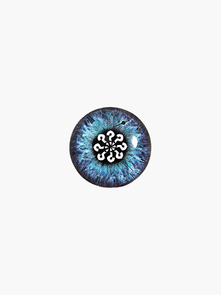 "Tipper Question Mark Eye" Sticker by spunnyears | Redbubble