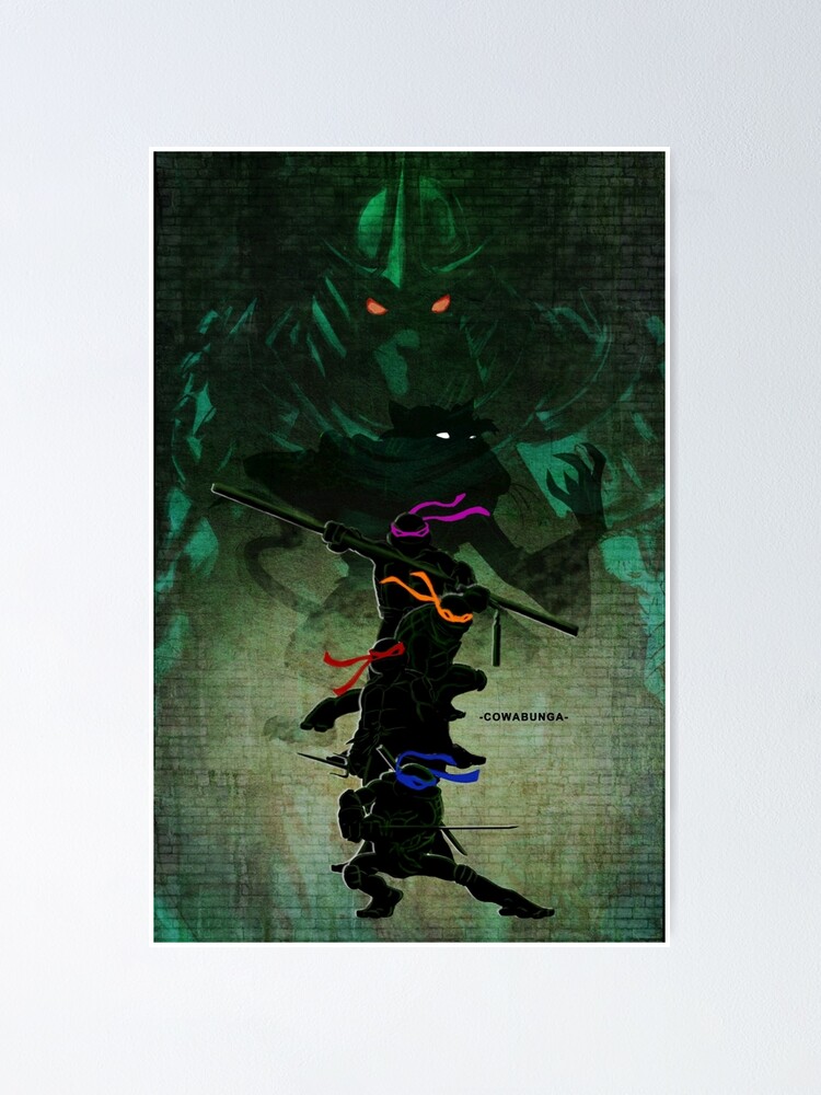 "Cowabunga!" Poster by GeoVargas | Redbubble