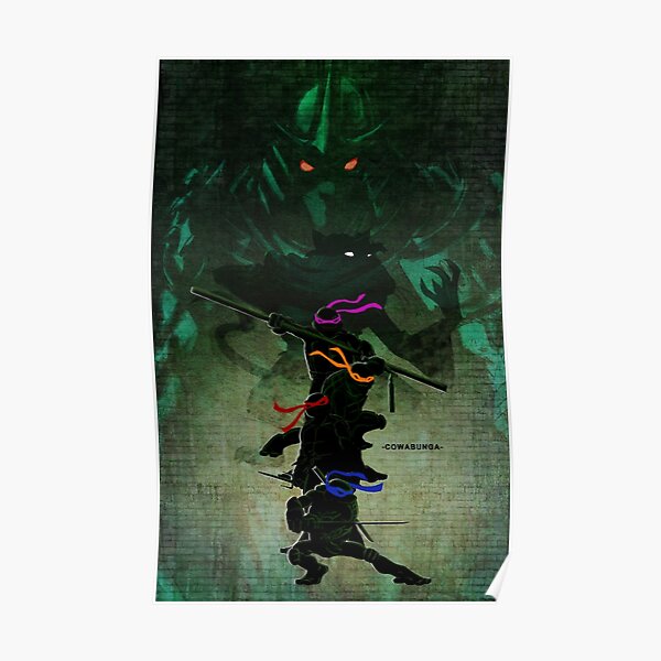 "Cowabunga!" Poster by GeoVargas | Redbubble