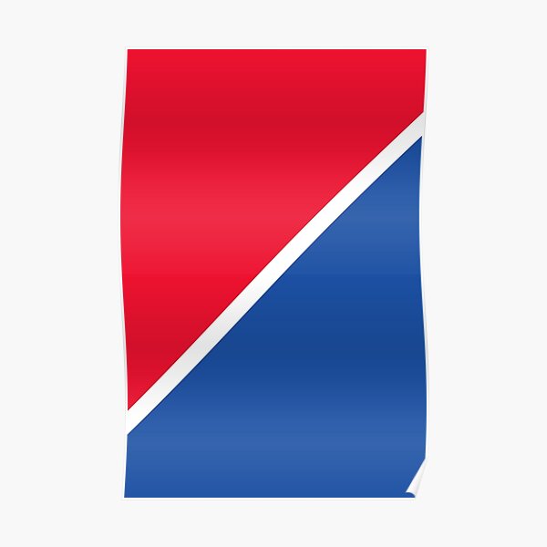 "PEPSI COLA COLOR PALETTE" Poster by geomondi | Redbubble