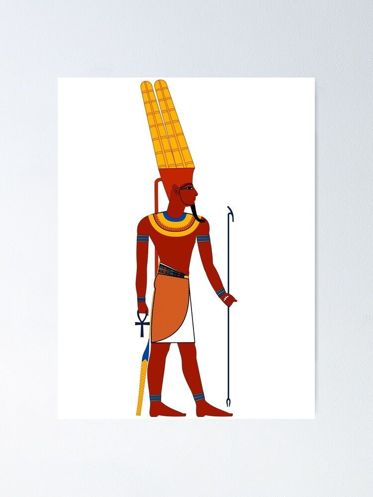 "Amun | Egyptian Gods, Goddesses, and Deities" Poster by ...