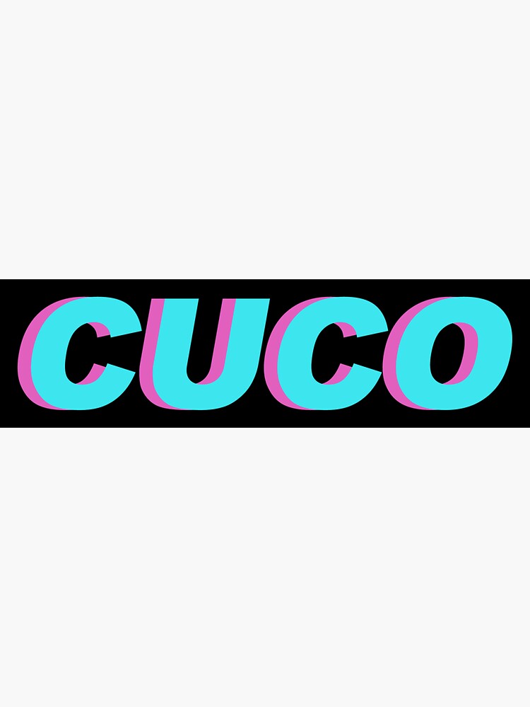 "Cuco black logo" Sticker for Sale by angelicverbatim | Redbubble