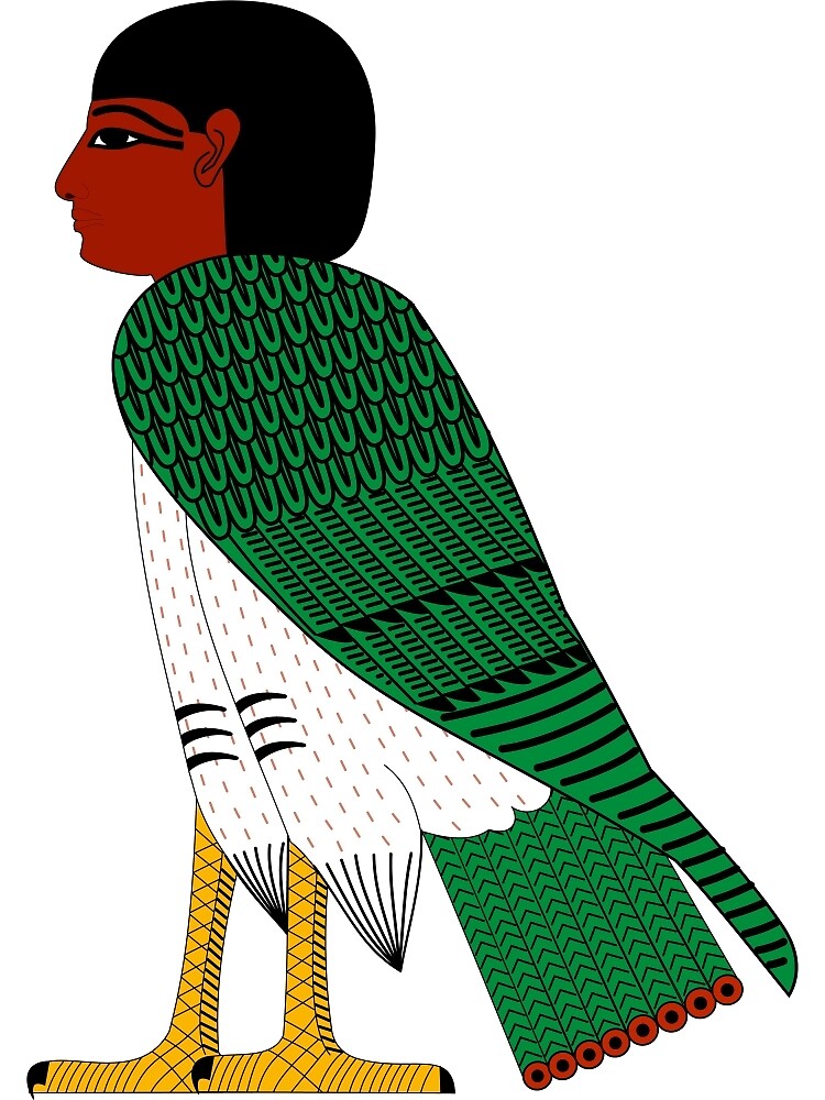 "Ba Bird | Egyptian Gods, Goddesses, and Deities" Art Print by ...