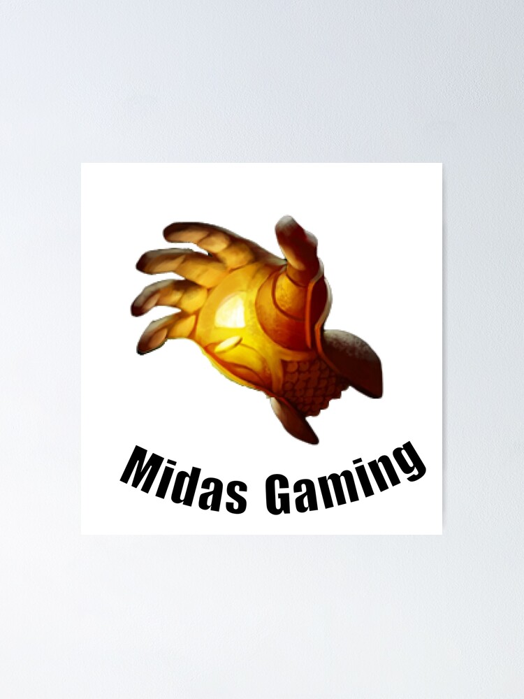 "Hand of Midas Gaming" Poster for Sale by alexpng | Redbubble
