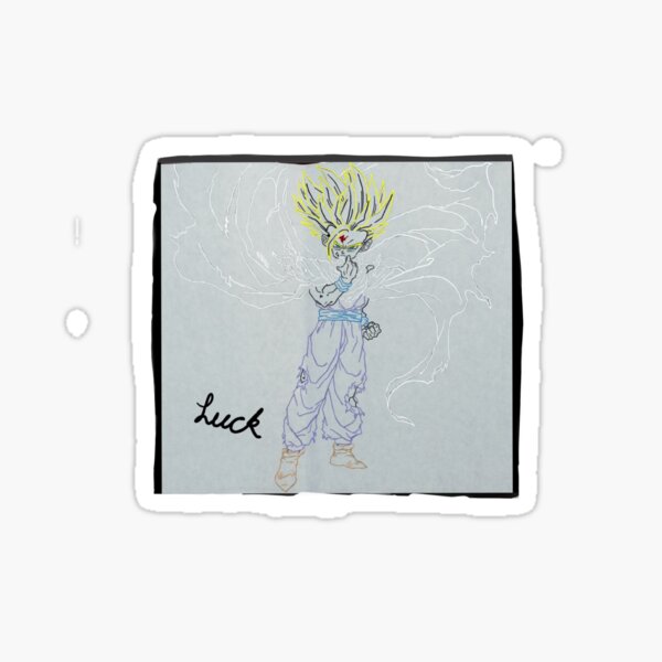 "Ssj2 Gohan XL" Sticker for Sale by Dimitrious | Redbubble