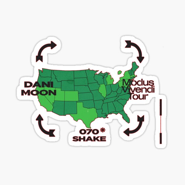 070 Shake Stickers | Redbubble