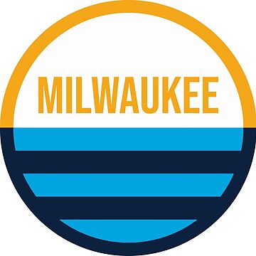"Milwaukee Circle Flag " Sticker for Sale by rachelbuechel | Redbubble