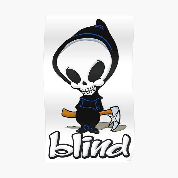 "Blind Grim Reaper" Poster for Sale by WithinPulp | Redbubble