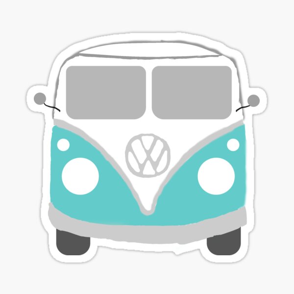 Volkswagen Bus Stickers | Redbubble