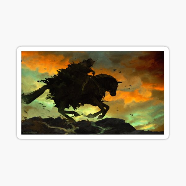 "Dark Rider 2" Sticker by Anatofinnstark | Redbubble