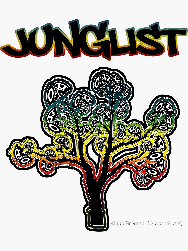 "Junglist-SpeakerTree" Sticker for Sale by fugazi75 | Redbubble