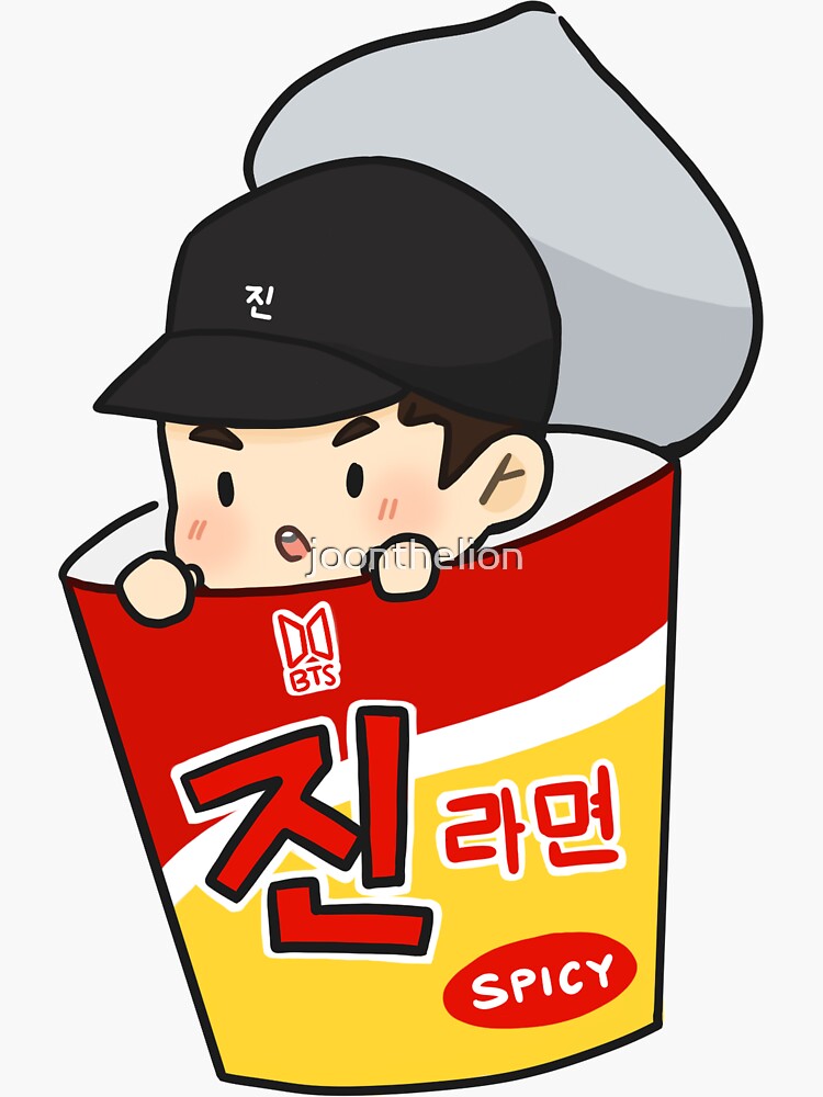 "Jin Ramen" Sticker by cndhnh | Redbubble