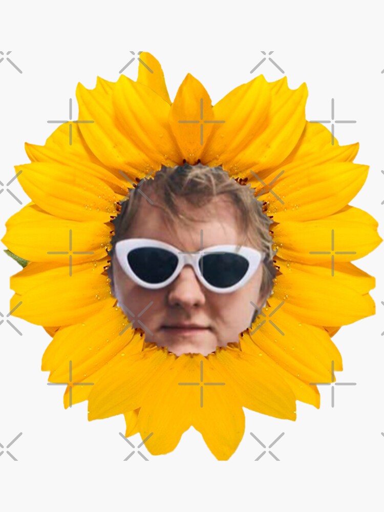 "Sunflower Lewis Capaldi, to brighten up your day." Sticker for Sale by ...