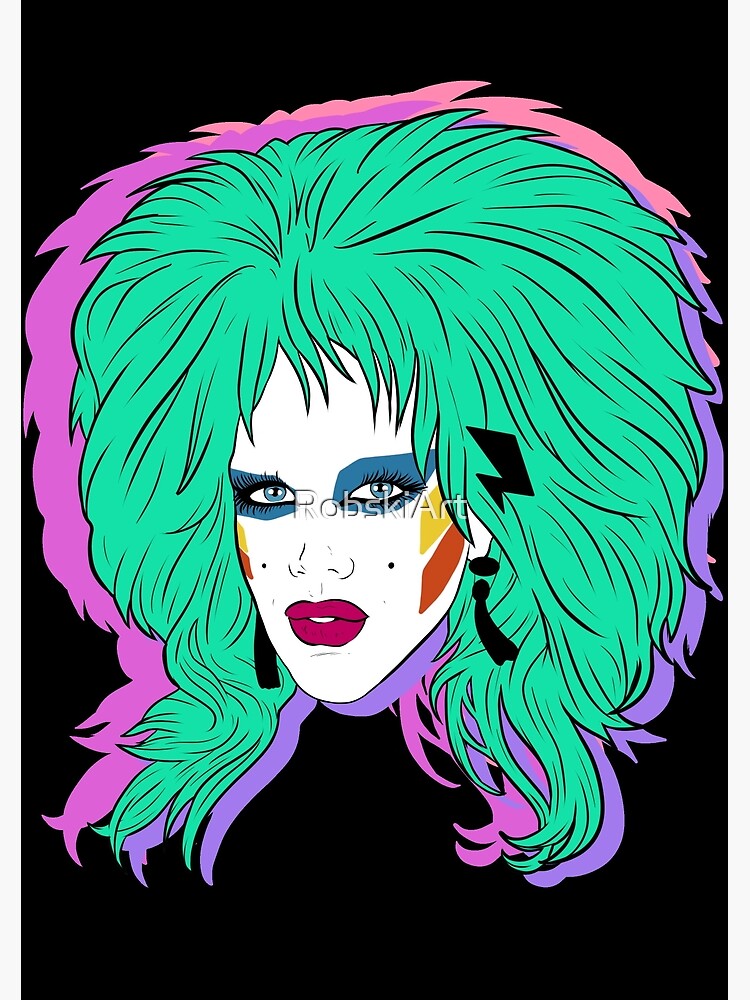 "80 Fierce Drag Queen Lill" Poster by RobskiArt | Redbubble
