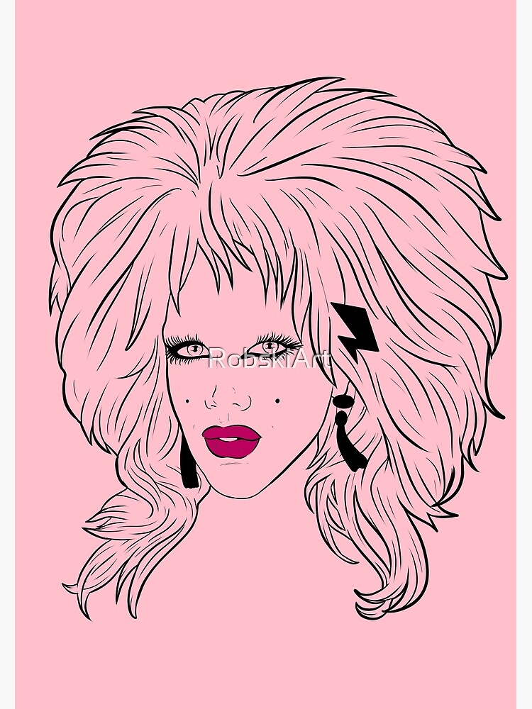 "80 Fierce Drag Queen Lill - BLACK LINES" Photographic Print by ...