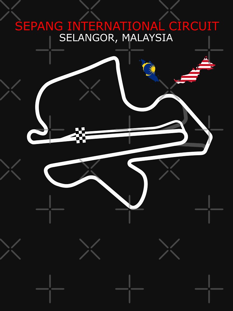 "The Sepang International Circuit" T-shirt for Sale by rogue-design ...