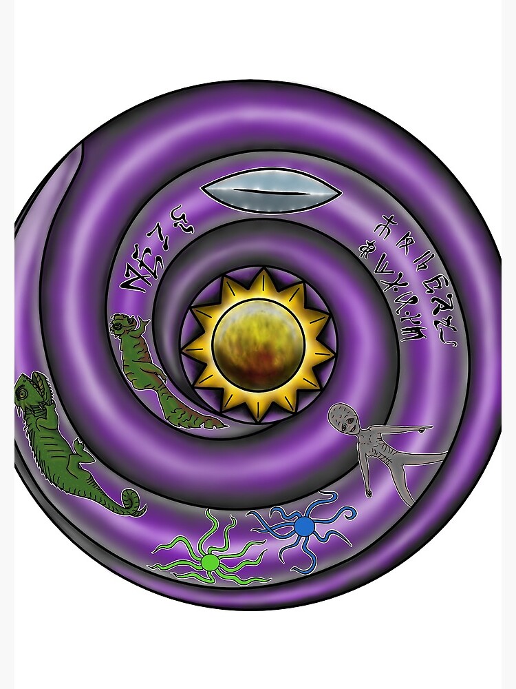 "The Lolladoff Plate" Spiral Notebook for Sale by Mayan-God | Redbubble