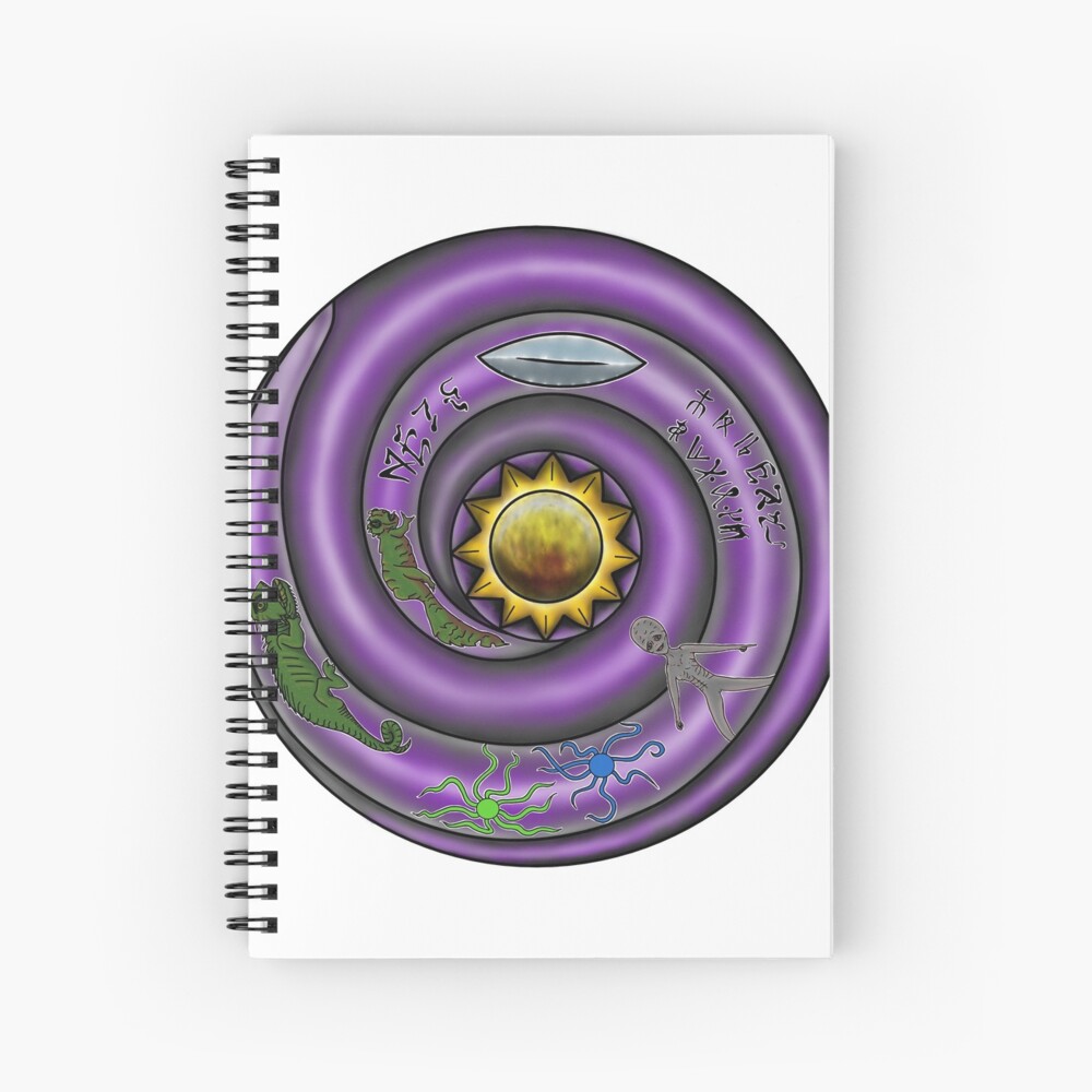 "The Lolladoff Plate" Spiral Notebook for Sale by Mayan-God | Redbubble
