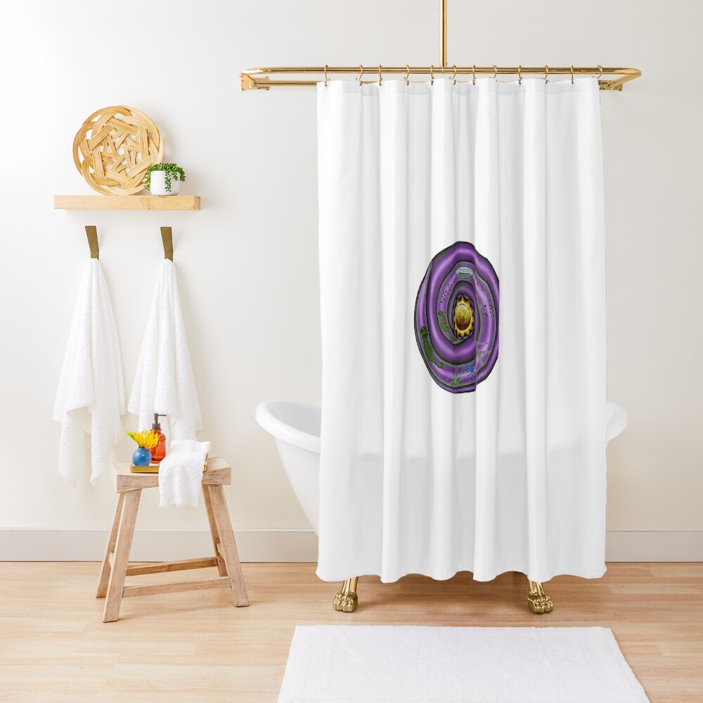 "The Lolladoff Plate" Shower Curtain for Sale by Mayan-God | Redbubble