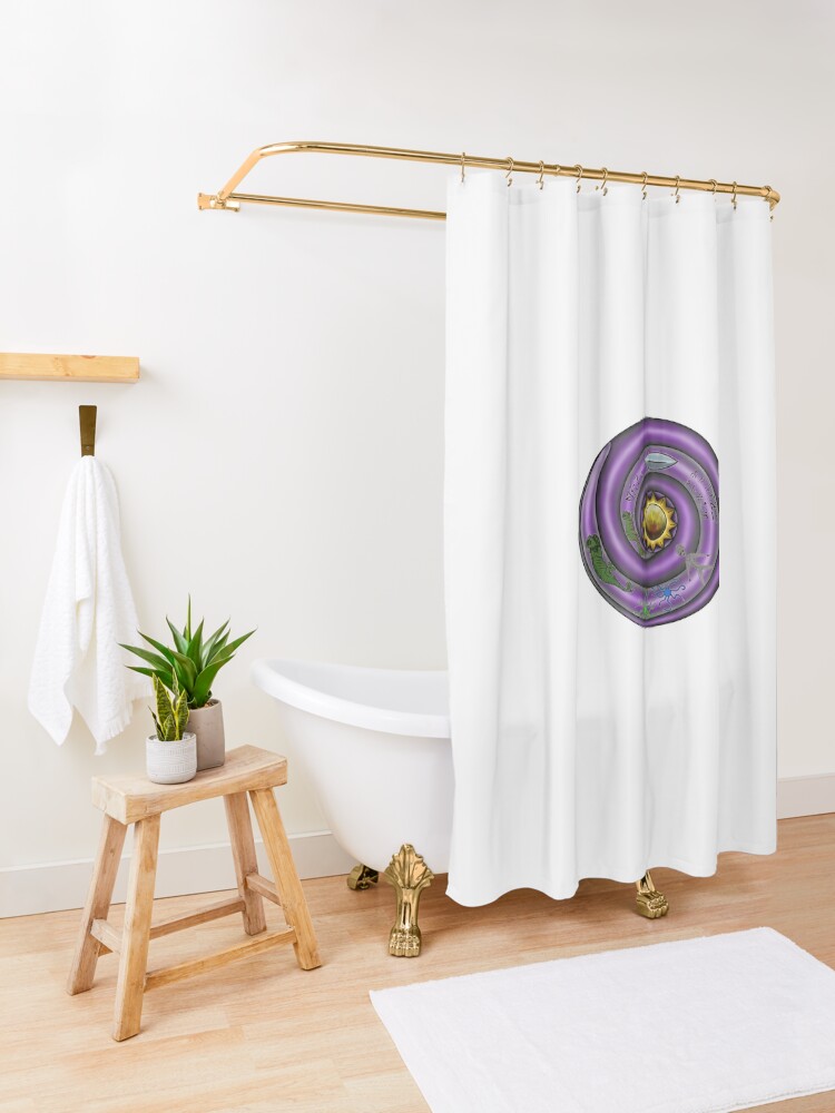 "The Lolladoff Plate" Shower Curtain for Sale by Mayan-God | Redbubble
