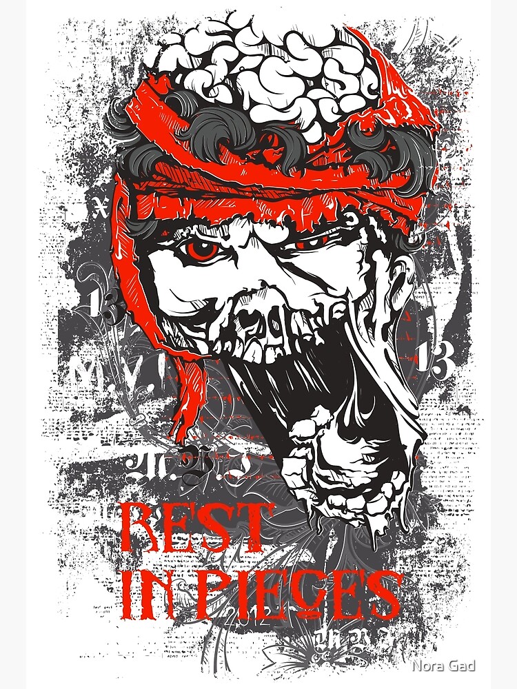 "Screaming Death " Poster by NoraMohammed | Redbubble