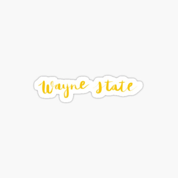 Wayne State University Stickers | Redbubble