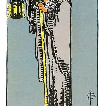 "Rider Waite The Hermit Tarot" Greeting Card for Sale by TheTarotShop ...