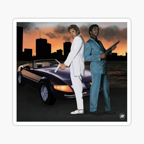 Miami Vice Stickers | Redbubble