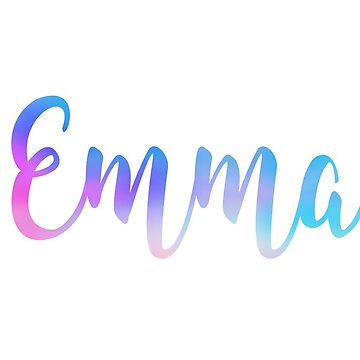 "Emma" Sticker for Sale by Amymarado | Redbubble
