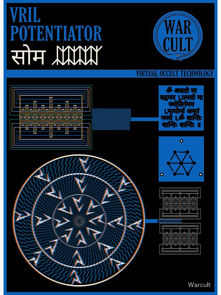 "Vril Tech" Sticker for Sale by Warcult | Redbubble