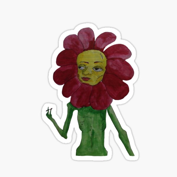 "flower boy" Sticker for Sale by izzyisdying | Redbubble
