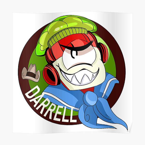 "Darrell (with caption)" Poster for Sale by Laelika | Redbubble