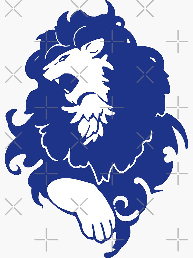 "Fire Emblem™: Three Houses - Blue Lions Emblem [Colored]" Sticker for ...