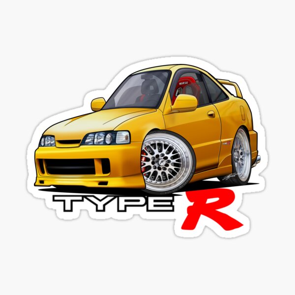 "1995 Honda Integra Type R DCII" Sticker for Sale by RCJM-Design ...