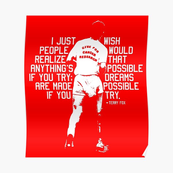 Terry Fox Posters | Redbubble
