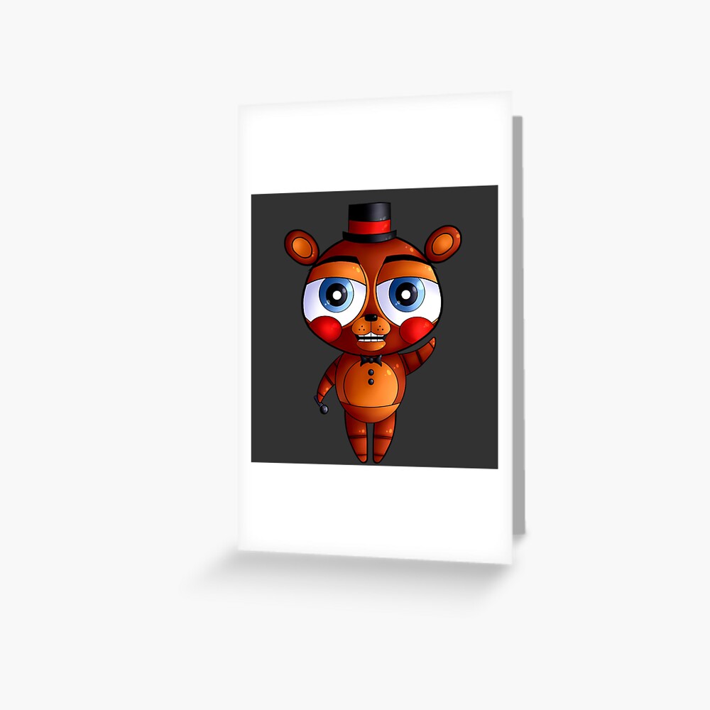 "FNaF 2 - Chibi Toy Freddy Fazbear" Greeting Card by MokaMizore97 ...