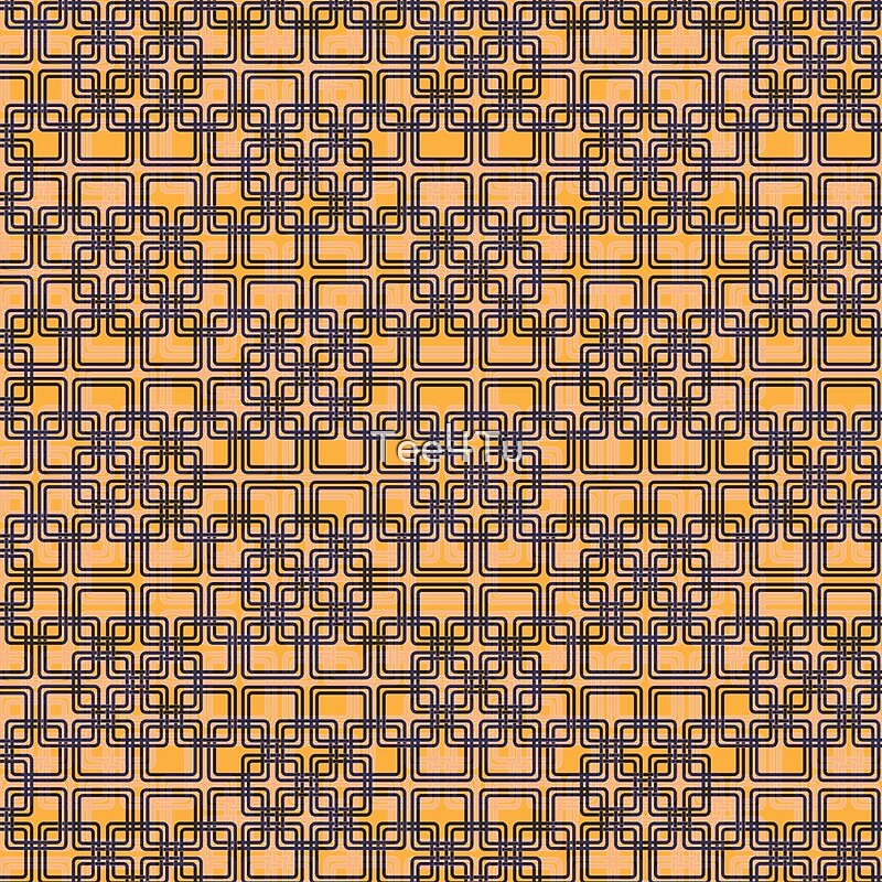 "African Tile Inspired Design 3" by Tee4Tu | Redbubble
