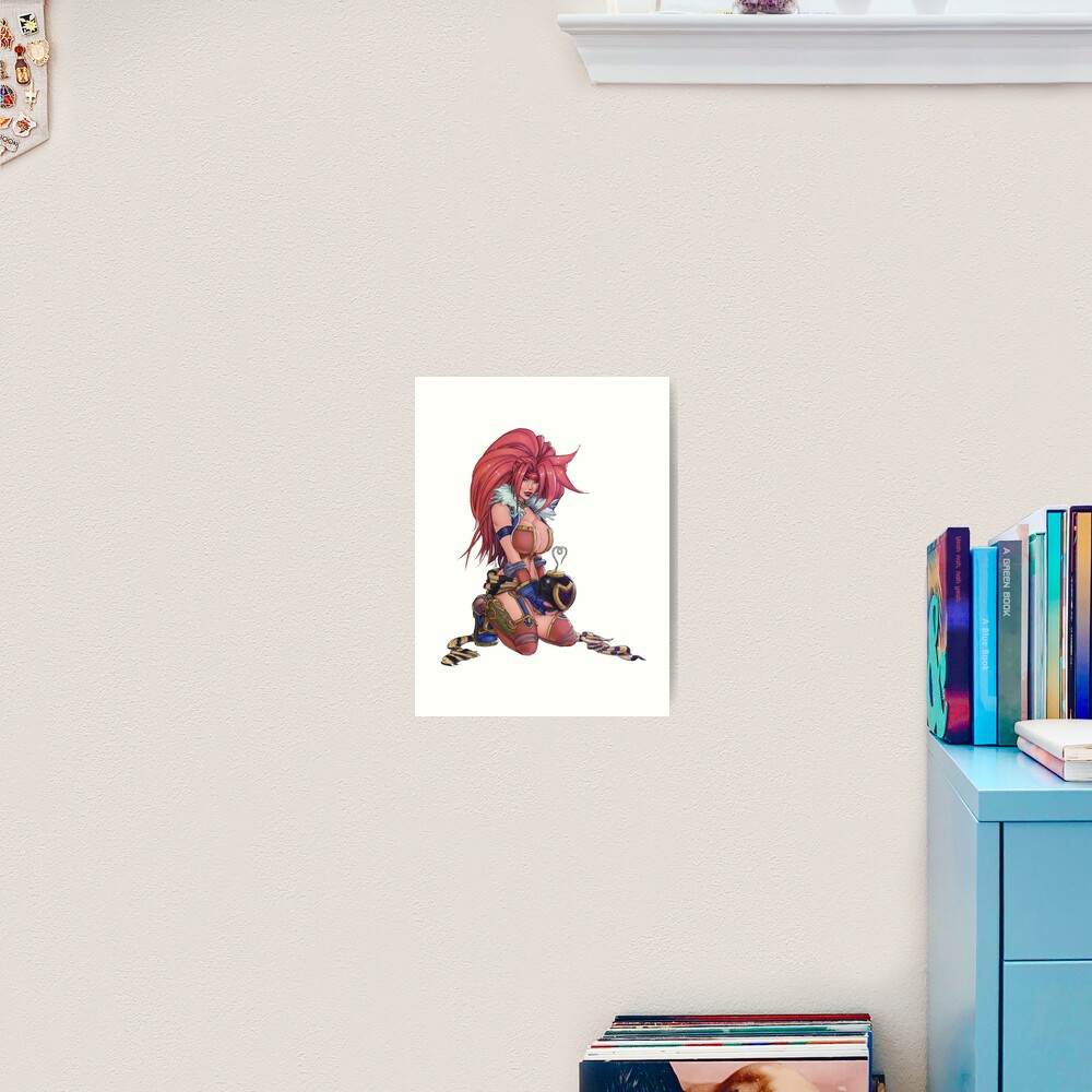 "Red Monika " Art Print for Sale by RFillustrations | Redbubble