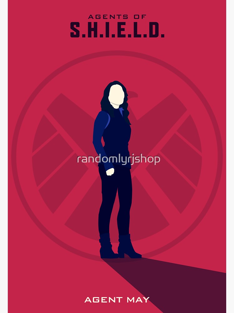 "AoS Season 1 Characters: Agent May" Sticker for Sale by randomlyrjshop ...