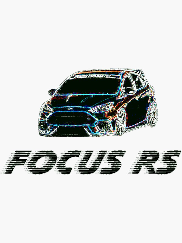 "Focus RS" Sticker for Sale by btamez | Redbubble