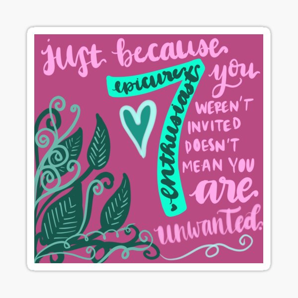 "Enneagram Type 7" Sticker by sydney-elaineb | Redbubble